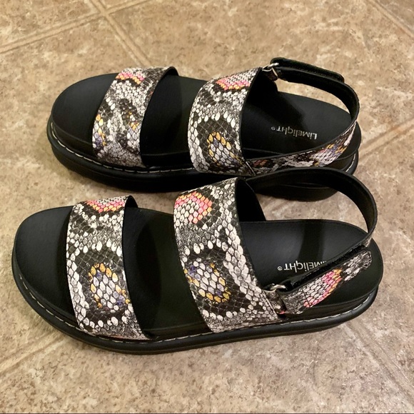 Limelight | Shoes | Limelight Platform Snakeprint Sandals | Poshmark